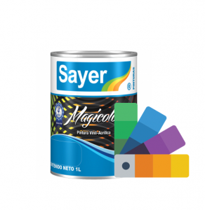 🏠 Bote de Pintura de Color 1 lts - Magicolor Sayer